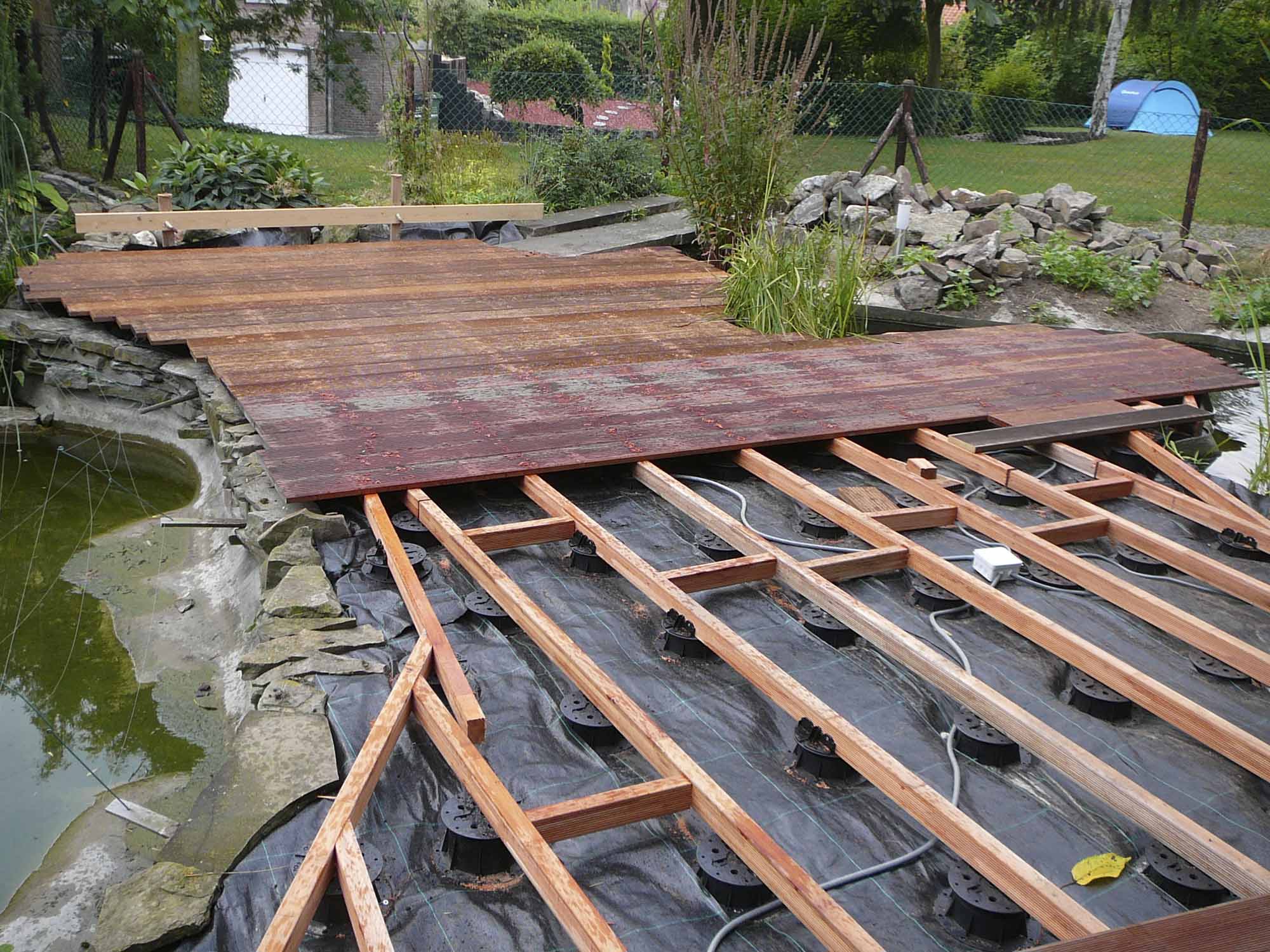Terras op terrasdragers en draagbalken | Buzon Home België